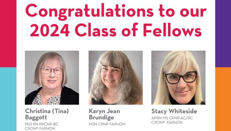 Fellows of APHON – Association of Pediatric Hematology/Oncology Nurses