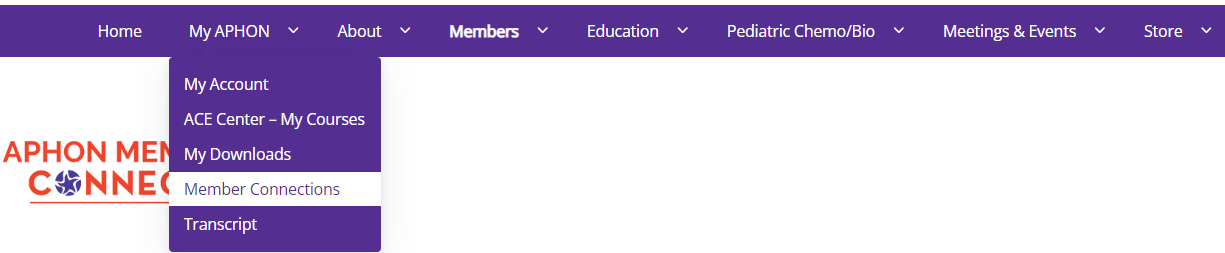 Member Connection – Association of Pediatric Hematology/Oncology Nurses